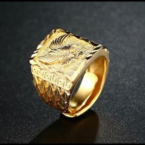 Jewelry | Eagle Men Ring Luxury Gold Filled Resizeable | Poshmark